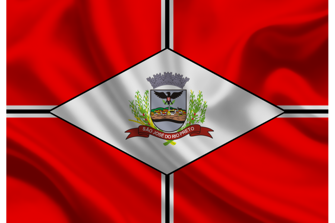 Bandeira oficial do município de São José do Rio Preto - Ecco Bandeiras